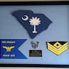 South Carolina SC State Flag ,wood Sign, Wall Hanging With Palmetto ...