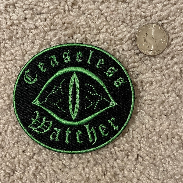 Ceaseless Watcher Patch Fully Embroidered, Horror Podcast Badge, MAG ...