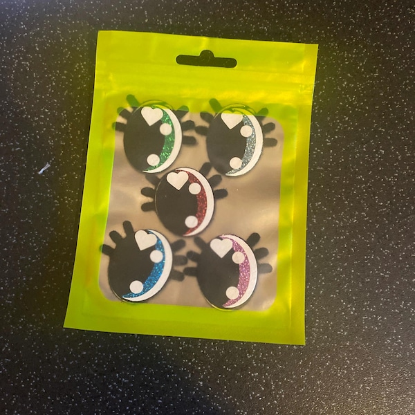 5 Sets (10 Eyes) Simple Cute Felt/vinyl Eyes Amigurumi Crafts Different ...