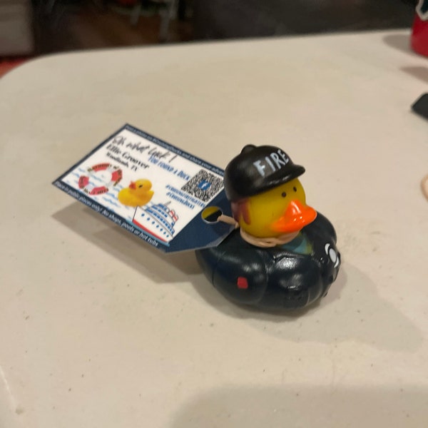 Laminated Cruising Duck Personalized Tag Printed and Shipped Duck Tag ...