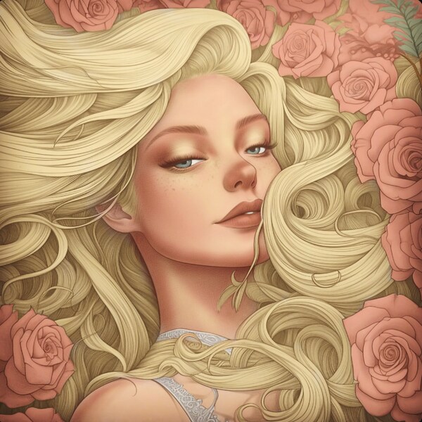 Deep Gaze - Premium Adult Coloring Pages - 3 Digital Printable Instant ...