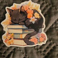 Stack of Books Sticker, Pastel Colors, Kindle Sticker, Autumn Stickers ...