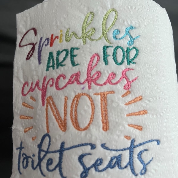 Toilet Paper Embroidery Design TP No 276 Design Machine Embroidery ...