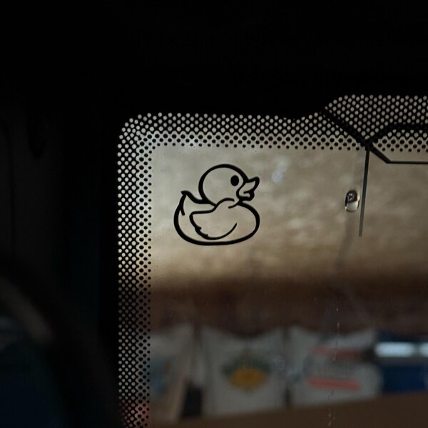 Duck Decal, Rubber Duck Decal, Ducking, Ducking Decal, Rearview Mirror ...