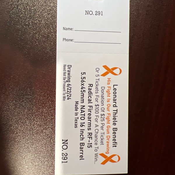 Custom Printed Numbered Raffle Tickets With Perforated Stub for ...