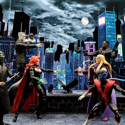 Garage Shop Backdrop / Foldable Diorama for Toy Photography ...