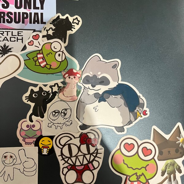 Trash Thief Sticker | Laminated Die Cut Sticker, Waterproof | Laptop ...