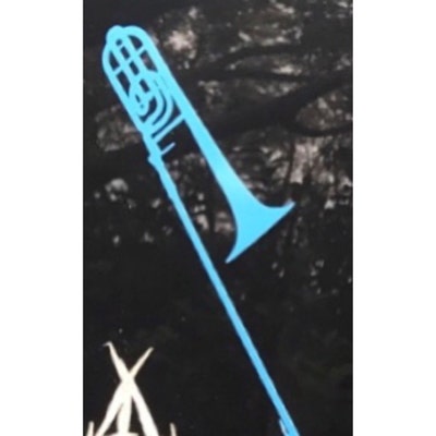 Realistic Vinyl Trombone Decal Trombone Window Sticker Trombone ...