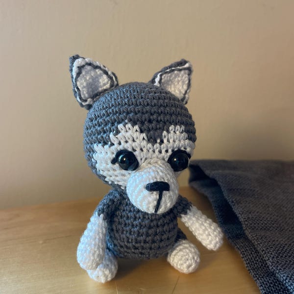 PATTERN: Ash the Husky - Crochet Husky Pattern - Amigurumi Husky ...