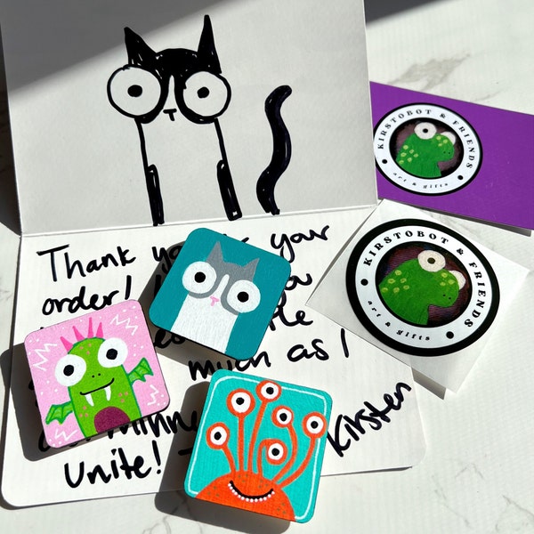 Mystery Monster Magnet Packs | Mystery Alien Magnet Packs | Gift Set ...