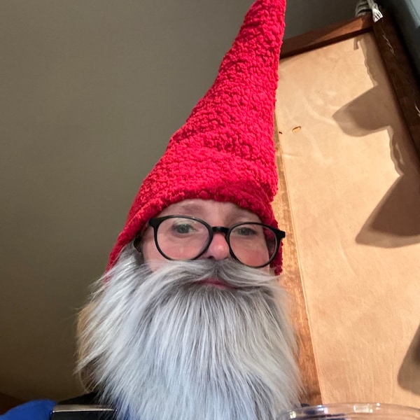 Gnome Hat - Adult Size - Ready to Ship - Red - Etsy