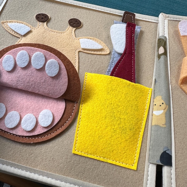 Montessori Quiet Book | Princess Adventures | Soft Activity Book for ...