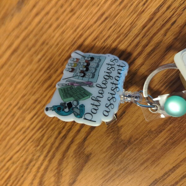 ASL Interpreter Badge Reel, ASL, American Sign Language Badge Reel ...