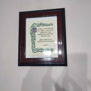 Pater Noster Print Latin Prayer, Our Father, Catholic, Traditional ...