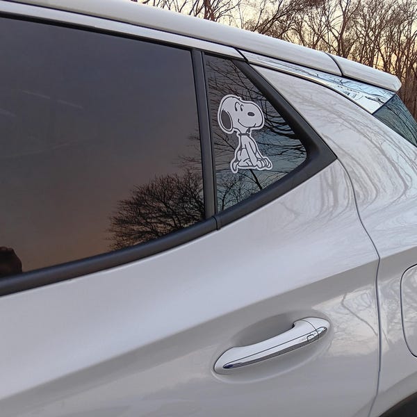 Snoopy Vinyl Decal - Snoopy and Woodstock - Etsy