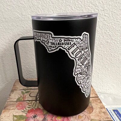 Wisconsin Typography Vinyl Sticker WATERPROOF Laptop, Water Bottle, Car ...