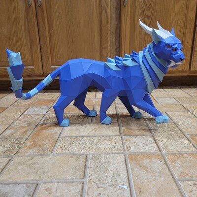 Angry Bear Metal Papercraft , DXF, Gurko, Pepakura, Template, 3D ...