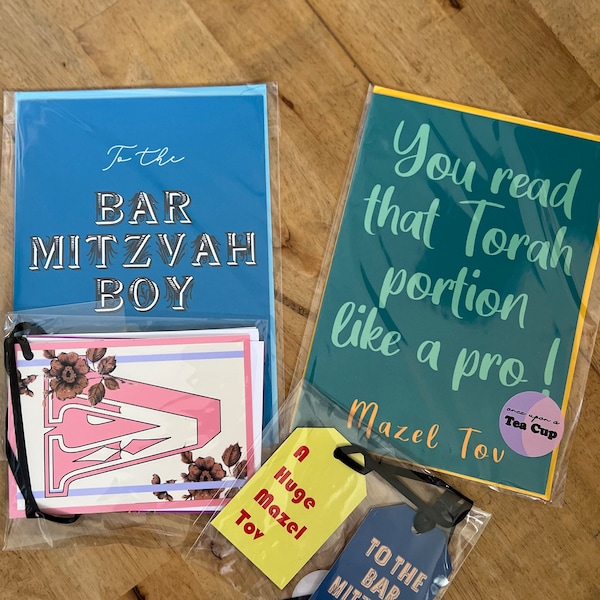 Mazel Tov on the Birth of Your Beautiful Baby Girl or Boy Jewish Cards ...