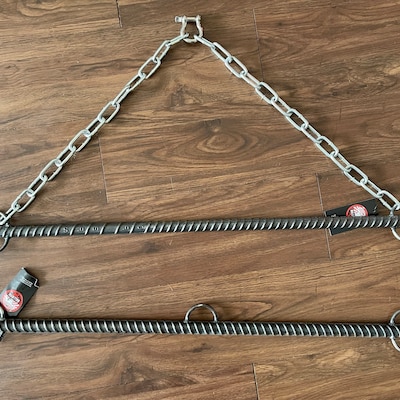 Ballistic Metal Rebar Spreader Bars BDSM Bondage Restraints Arm Wrist ...