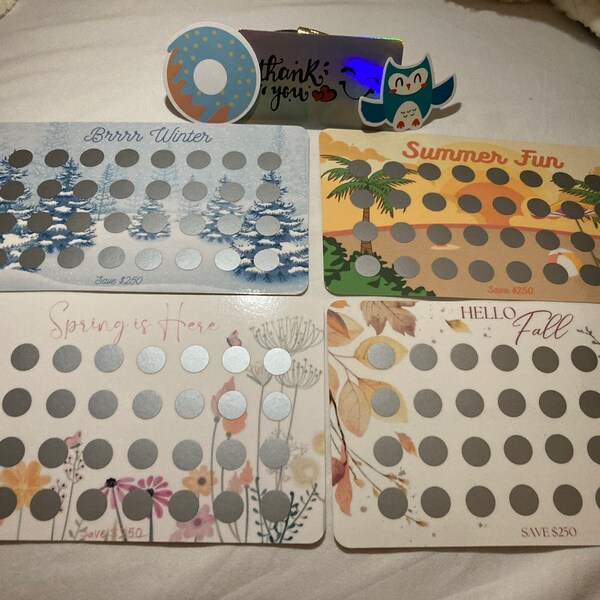 Fall Savings Challenge Scratch off Savings Scratch off Scratch and Save ...