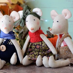 Mini Mouse 16 Cm Soft Toy Sewing Pattern and Tutorial - Etsy