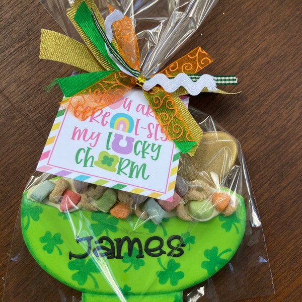 Instant Download You Are Cereal-sly My Lucky Charm Cookie Tag ...