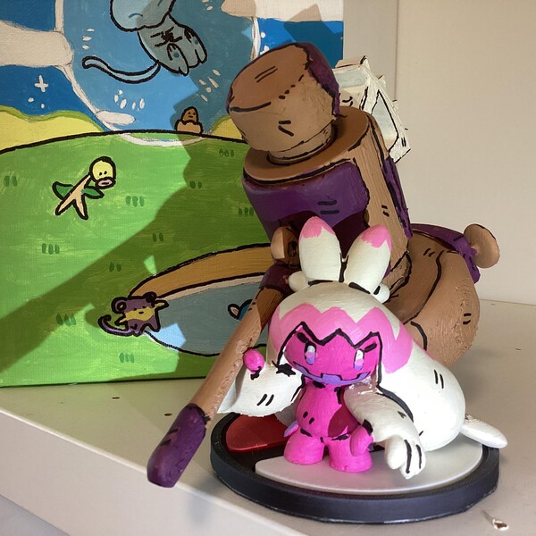 Splatoon Inspired Crab Tank Figure Unpainted Kit Fully Assembled Random ...