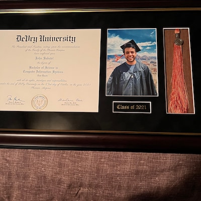 Handmade Diploma Frame for Diploma Size 8 1/2 X 11 - Etsy