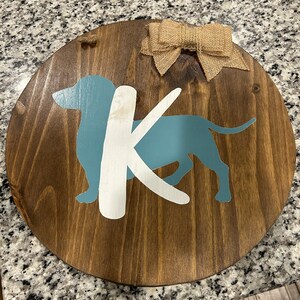 Large Welcome Sign With Springer Spaniel Welcome Wood Sign Any Dog ...