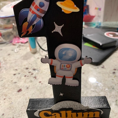 Outer Space Numbers, Outer Space Birthday Decor, Astronaut Birthday ...