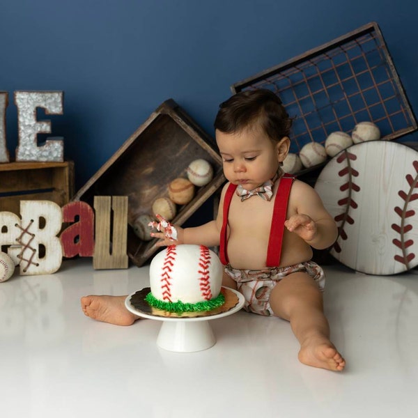 Boys First Birthday Lumberjack Outfit Buffalo Plaid Baby Boy Diaper ...