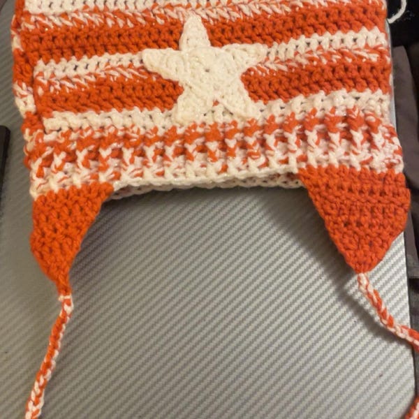 PATTERN Crochet Transgender Flag Colors Ear Flap Cat Ears Hat - Etsy