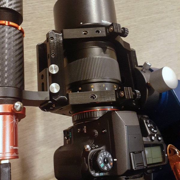 Astrodymium Ring System With ZWO EAF Bracket & ASIAIR Mount for Rokinon ...