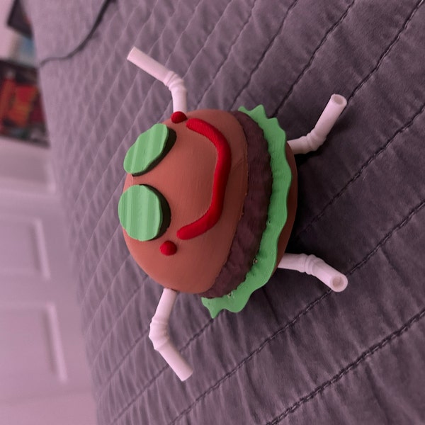 Cockroach Eating Burger Figurine | 3D Printed - Etsy