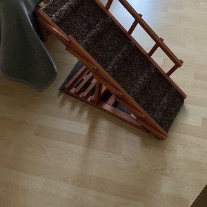 Pet Ramp With Foldable Rails Extra Front Rail - Etsy