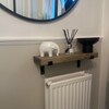 Rustic Radiator Shelf With Shelf Brackets - Etsy UK