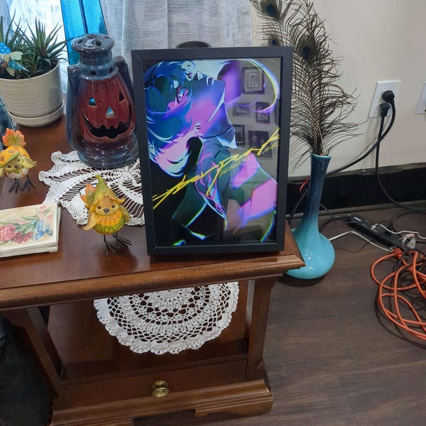 Kaiju No.8 Light Box / RGB LED Frame / Kaiju Led Art, Anime Led Light ...