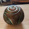 Ceramic Triskelion Finger Labyrinth Plate Size- Meditation Prayer Art ...