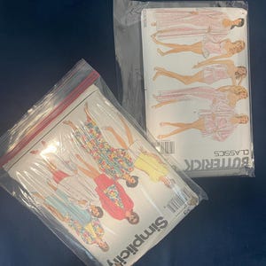 Butterick 6973 Vintage 70's Sewing Pattern Misses' Cottagecore Pinafore ...