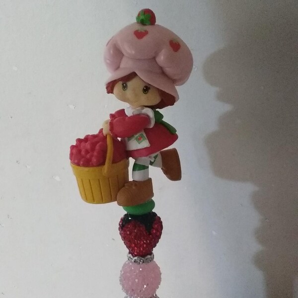 Custom Beaded Strawberry Shortcake Pen - Etsy