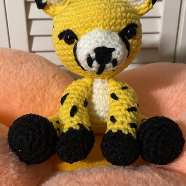 Cheetah Amigurumi Crochet Pattern, Jaguar Pattern - Amigurumi Leopard ...