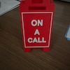 ON A CALL - Mini Floor Sign - Custom Colors - 3D Printed - Etsy