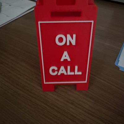 ON A CALL Mini Floor Sign Custom Colors 3D Printed - Etsy