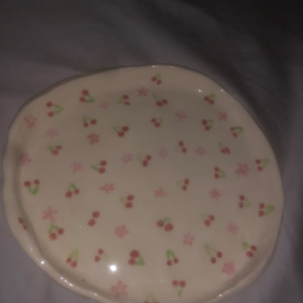Pre-order: Cherry Ceramic SET - Etsy