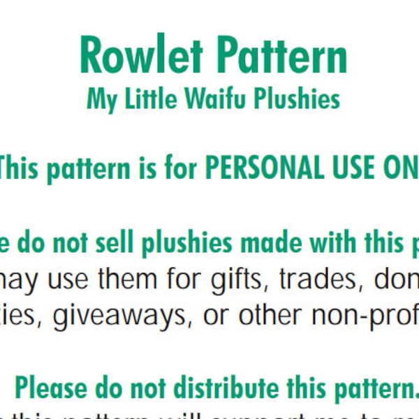 Flutterbat Mane Tail Sewing Pattern - Etsy