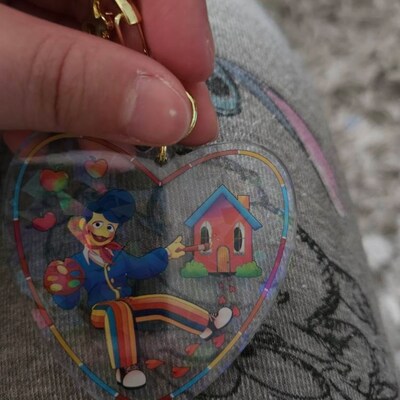 Wally Darling welcome Home Two-sided Holographic Charm - Etsy