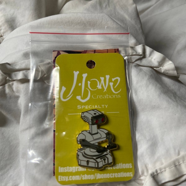 Rob the Robot - 1.5" Hard Enamel Lapel Pin - Etsy