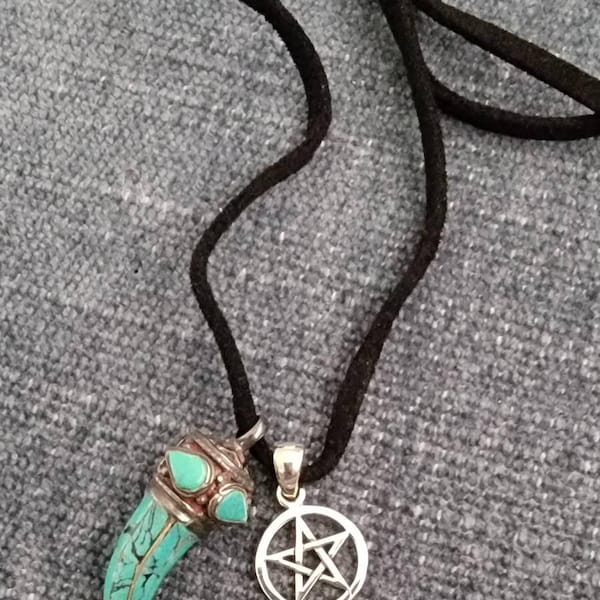 Witch Locket Necklace - Sterling Silver Wiccan Pentacle Spell Locket ...