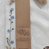 Personalized Resin Bookmark. Forget-me-not Flowers. Graduation Gifts ...