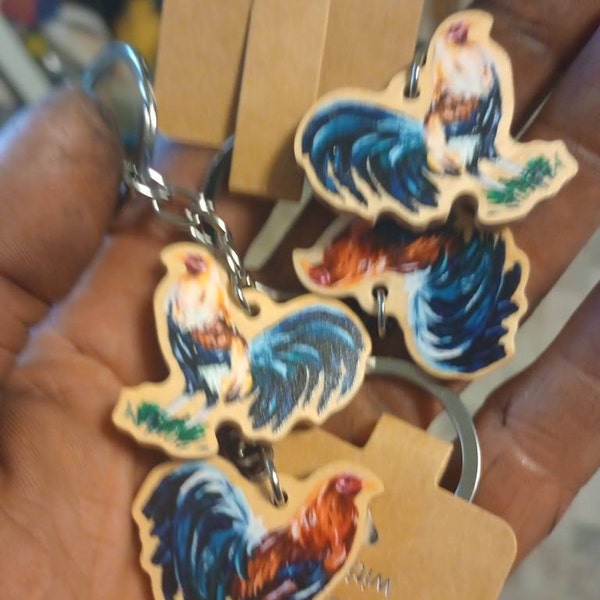 Gallos Finos Keychain - Etsy